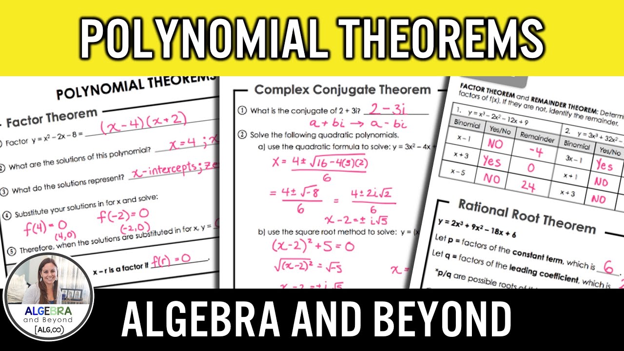 Polynomial Theorems | Algebra 2 Lesson - YouTube