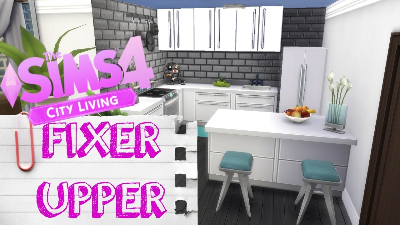 Sims 4: Fixer Upper - City Living APARTMENT | RENOVATION Rat Infested ...