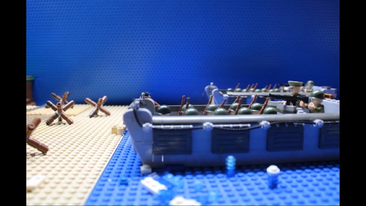 Lego WW II D-day animation - YouTube