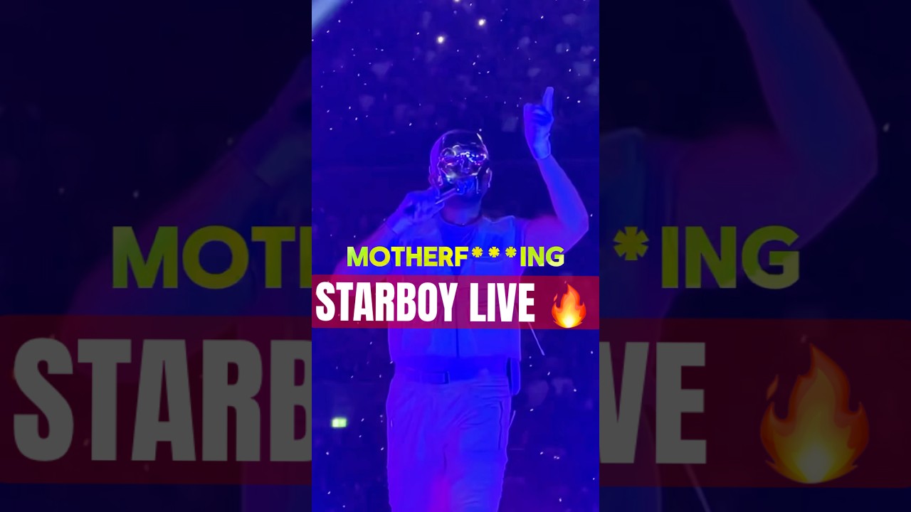 The Weeknd Performs Starboy LIVE – Still One of His Best? 👀🔥 - YouTube