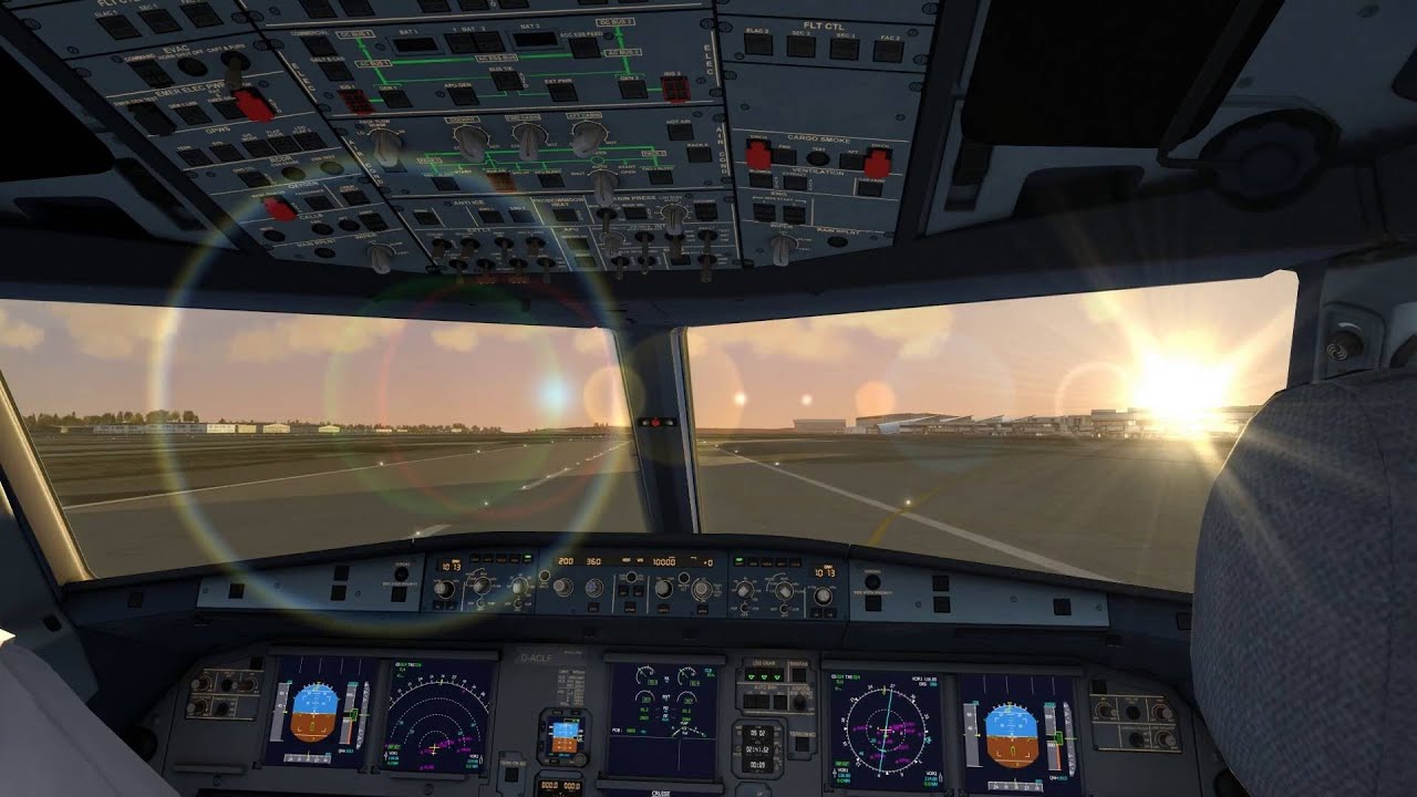 Airbus A320 taxi to Gate Airport Los Angeles [Aerofly 2] - YouTube