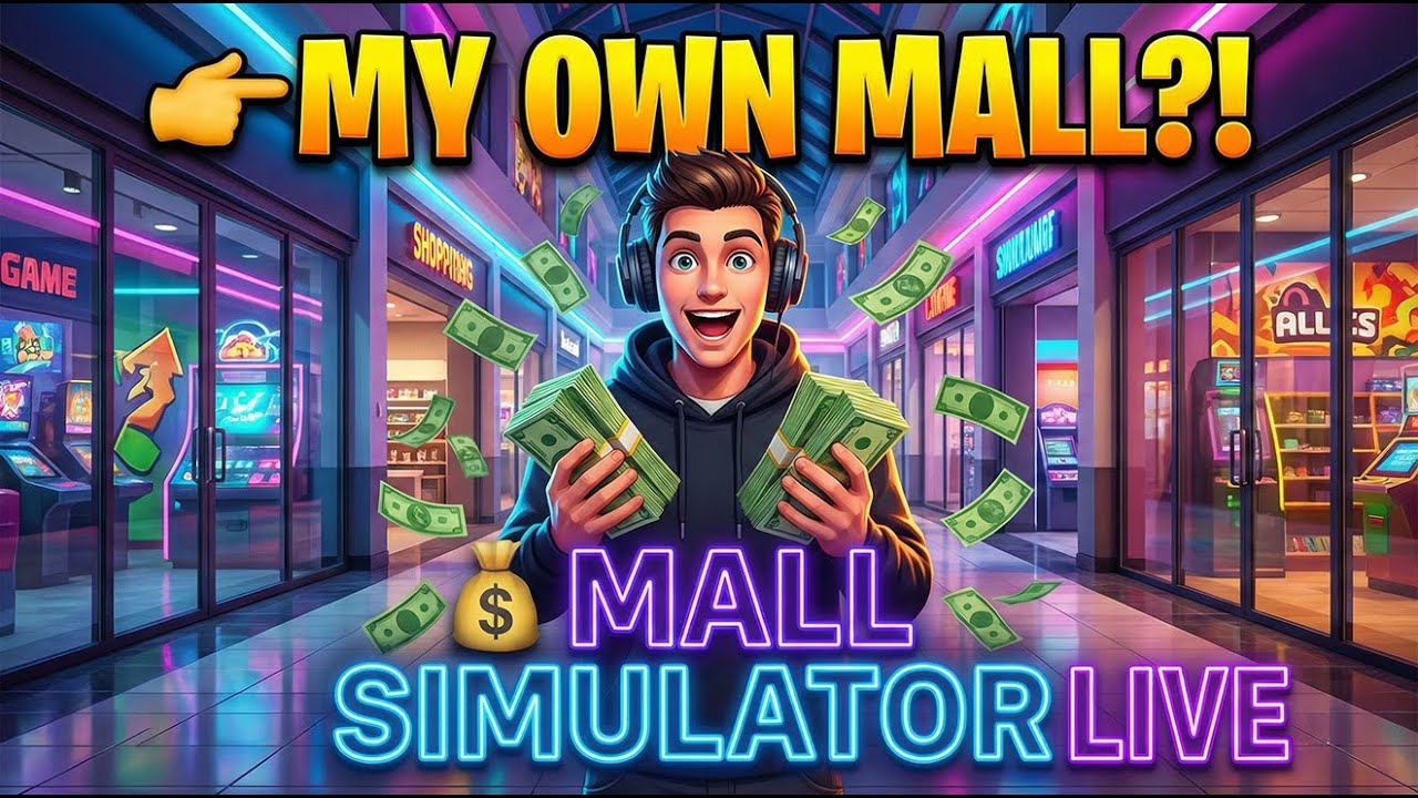 I Opened My Own Shopping Mall! 😱 | Mall Simulator LIVE Gameplay - YouTube