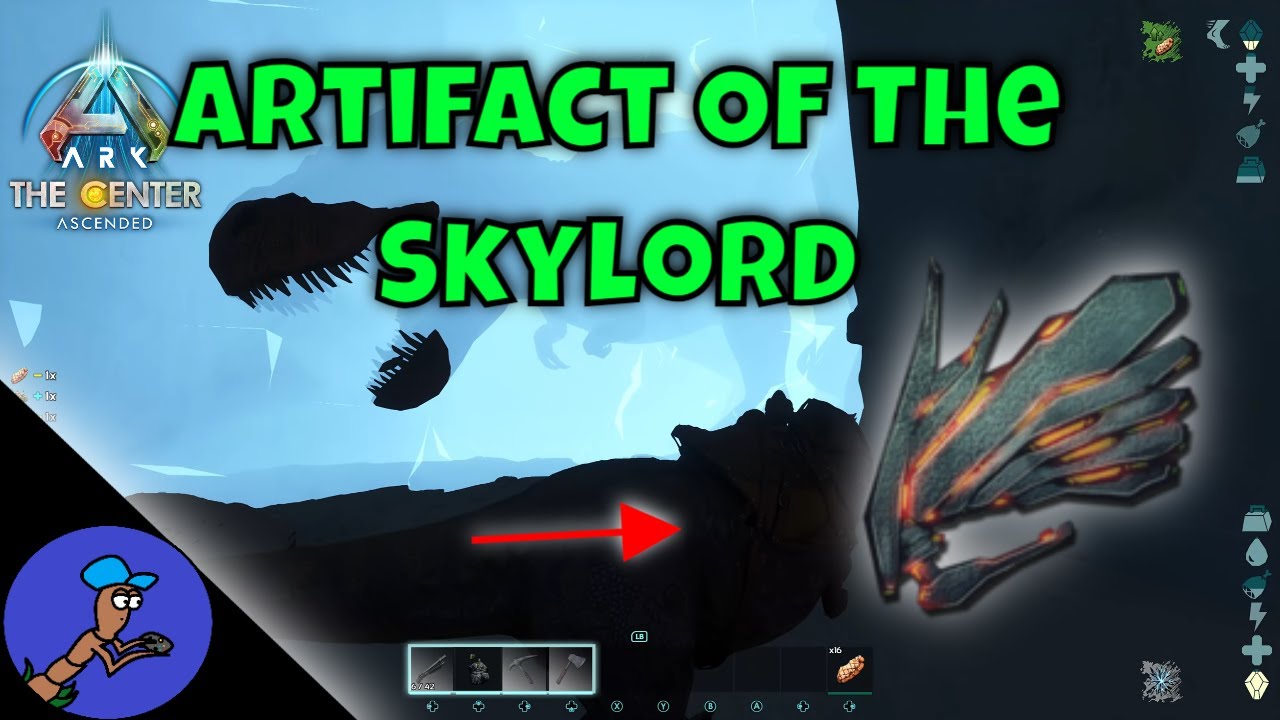 How To Get Artifact Of The Skylord On The Center Map Ark Survival ...