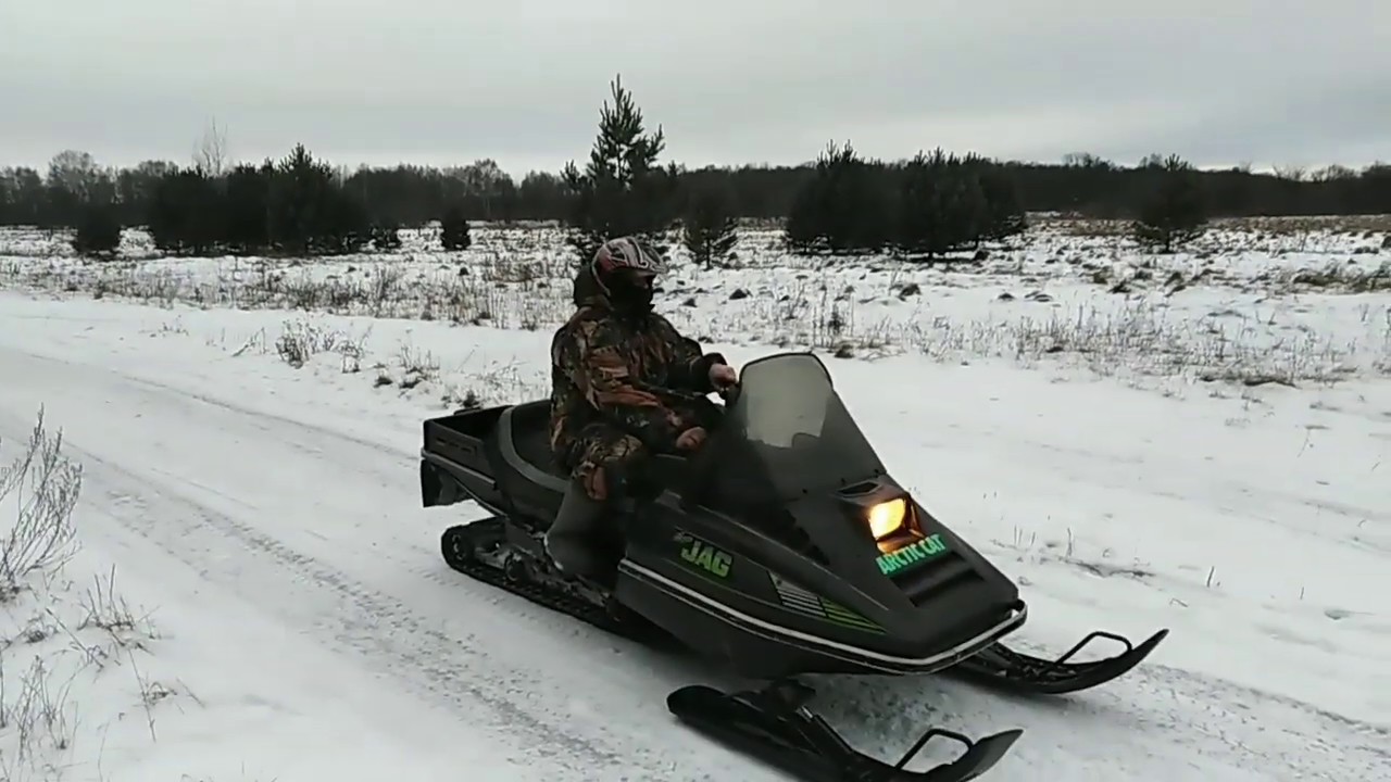 Снегоход Arctic cat Super Jag 440 - YouTube