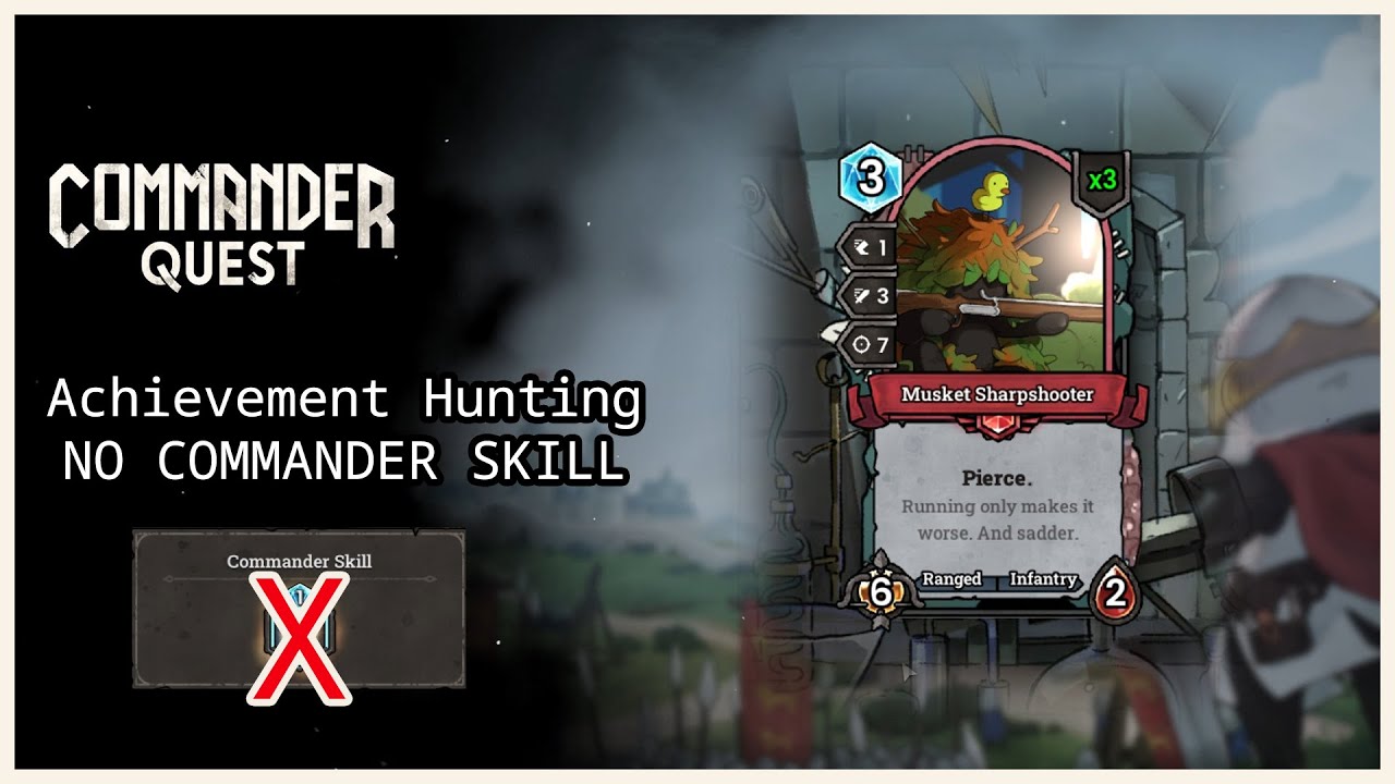 Commander Quest - No Commander Skill - YouTube