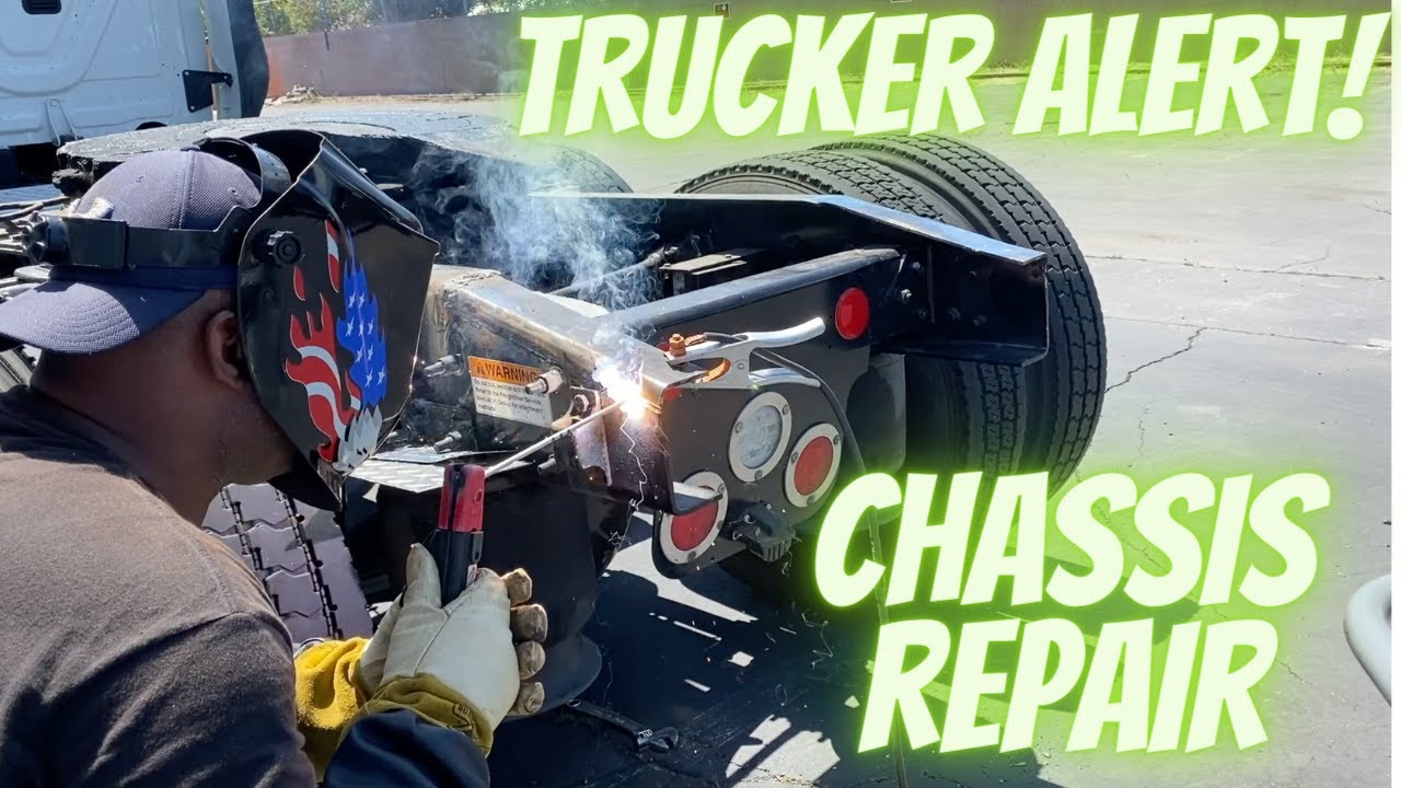 TRUCK CHASSIS WELD REPAIR - YouTube