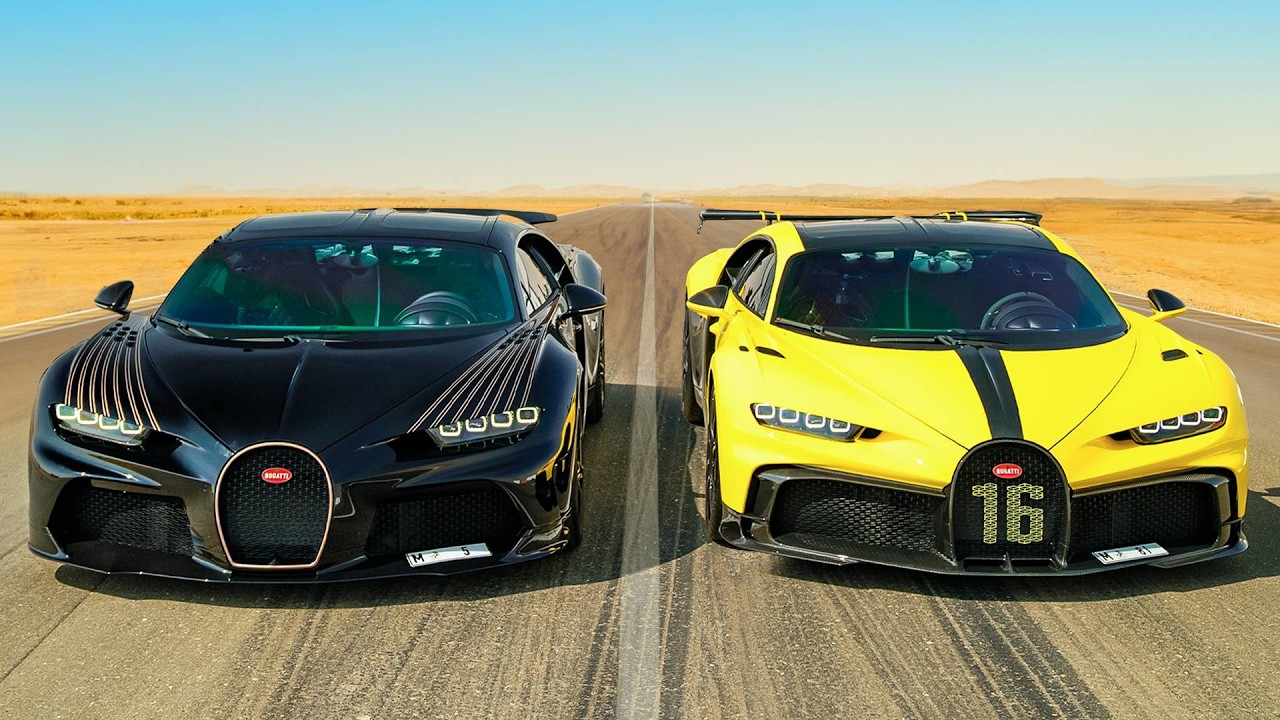 Bugatti Chiron Super Sport vs Pur Sport: DRAG YARIŞI - YouTube