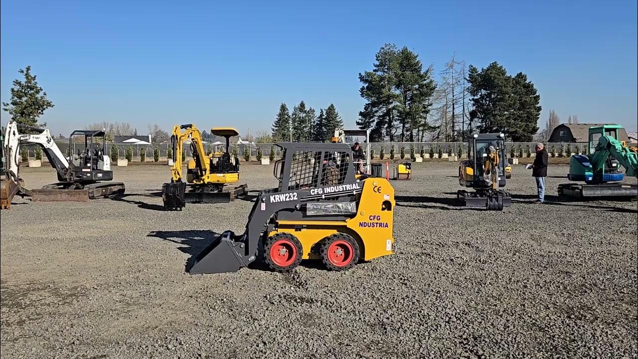 2024 CFG KRW232 Skid Steer Tracked Loader - YouTube