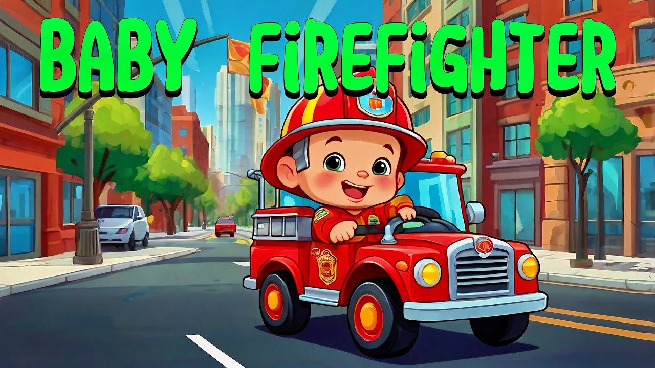 Baby Firefighter || Nursery Rhymes for kids || Kids Song - YouTube