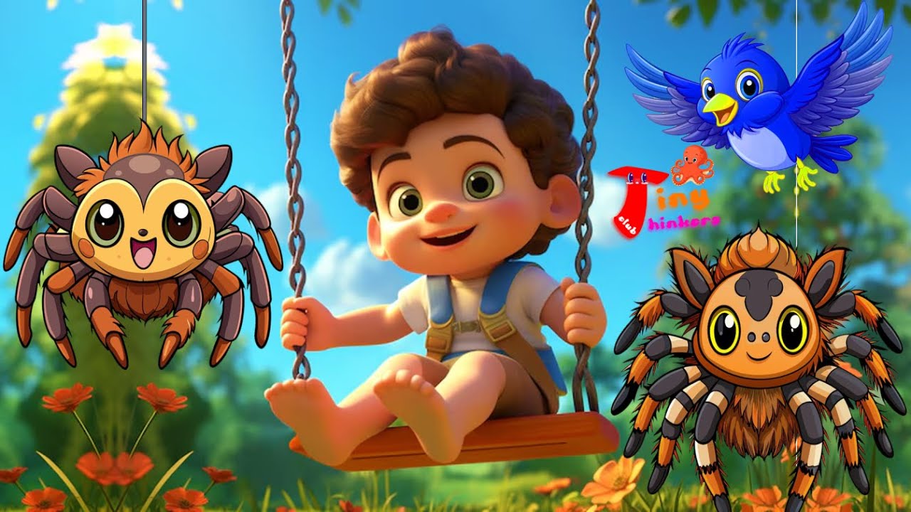 Itsy Bitsy Spider Fun Nursery Rhyme for Kids | Sing Along with Tinny ...