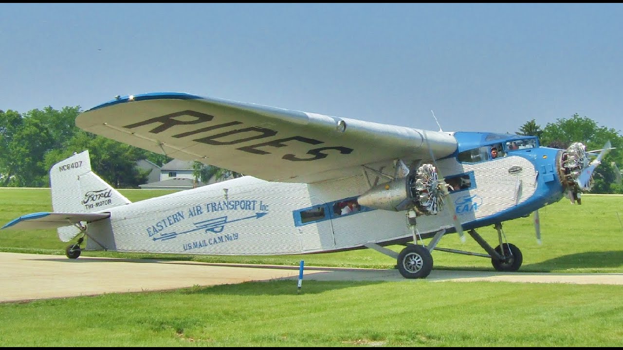 1929 Ford Tri Motor airplane - YouTube