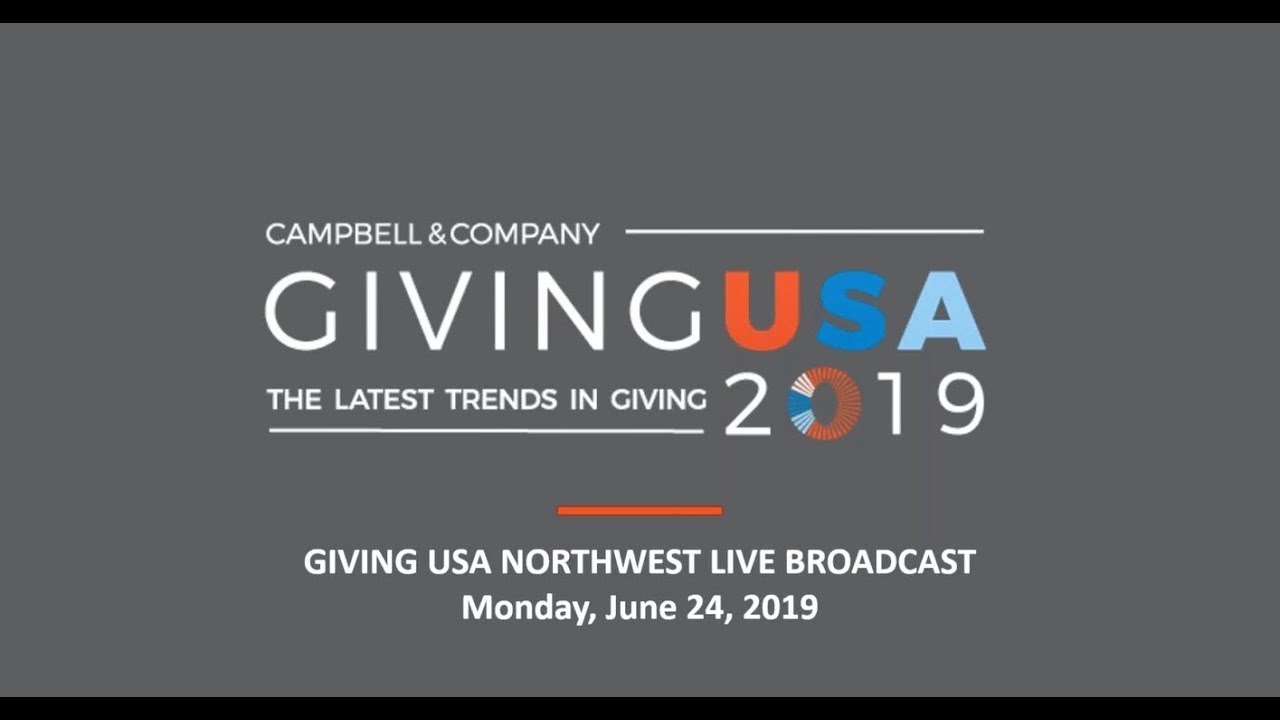 Giving USA 2019 Northwest Perspective - YouTube