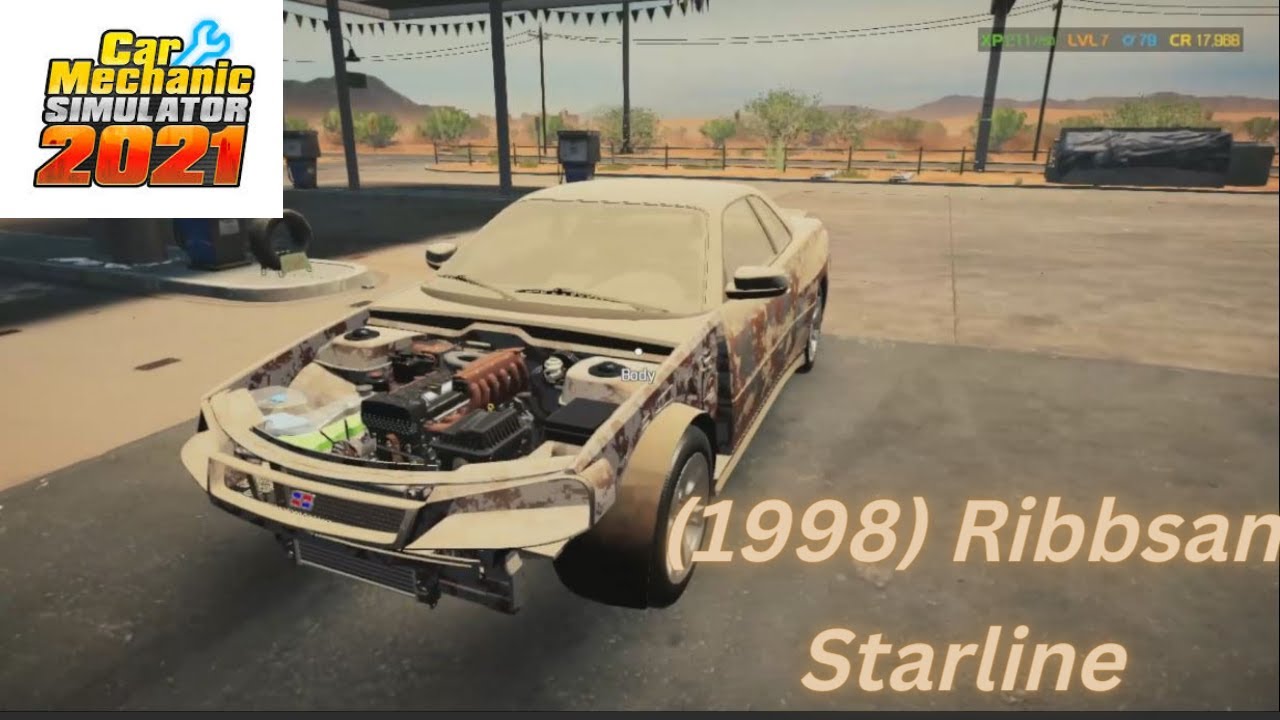 (1998) Ribbsan Starline - Car mechanic Simulator 2021 Gameplay #6 - YouTube