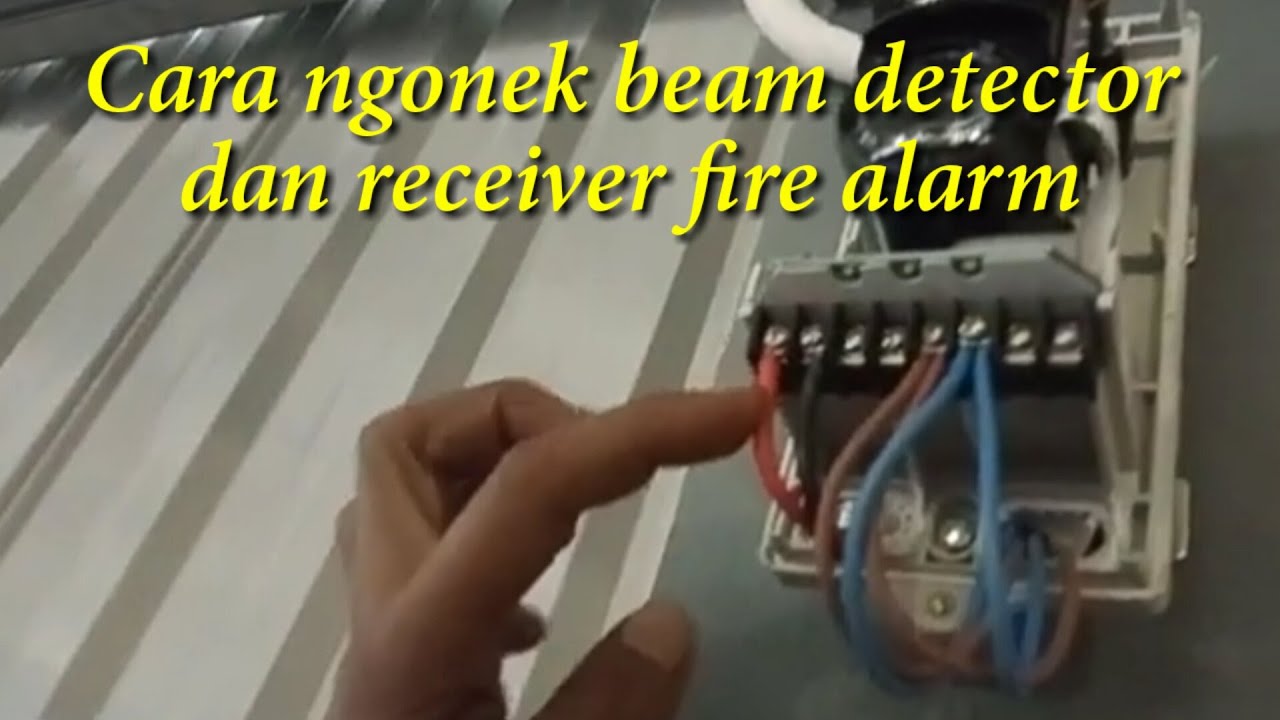 Beam Detector Fire Alarm - YouTube