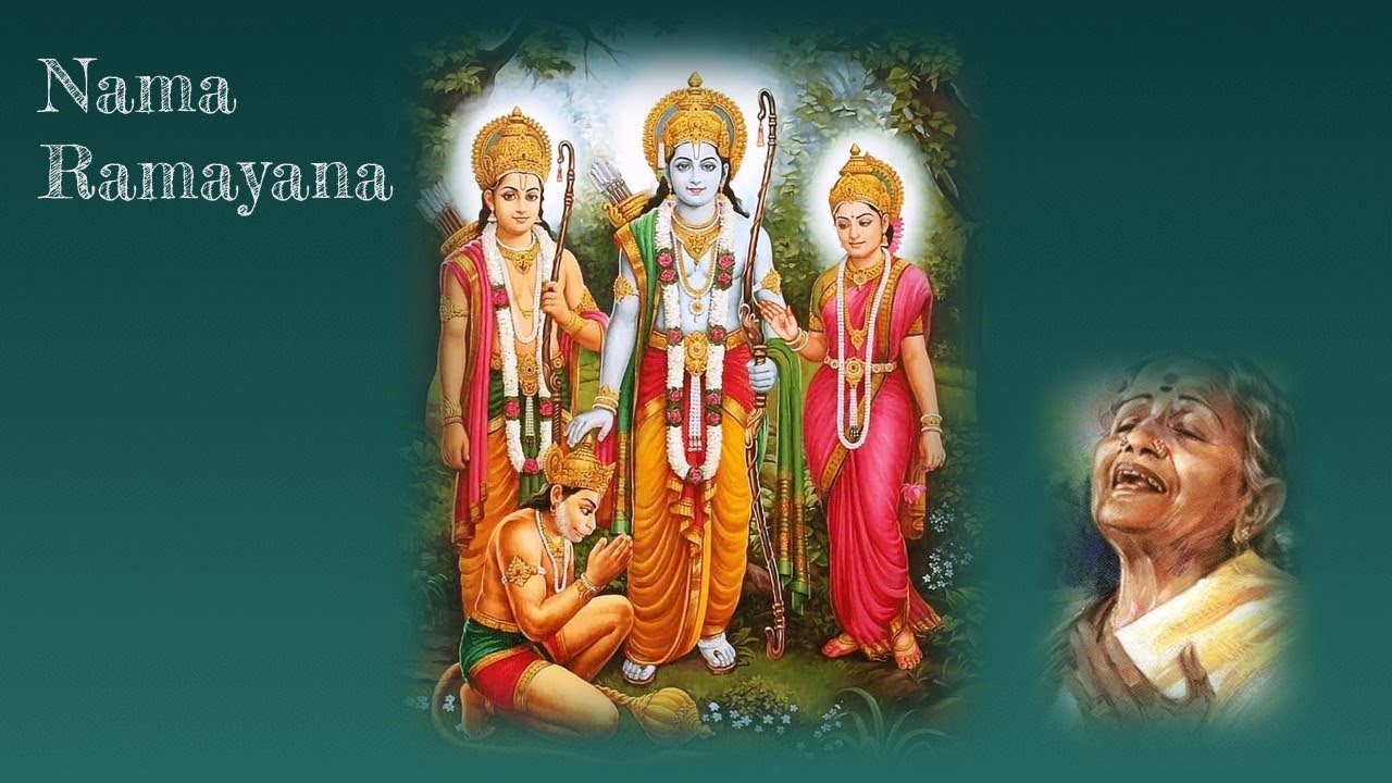 Nama Ramayana - M.S. Subbulakshmi - Devotional Lord Ram Sita Song ...