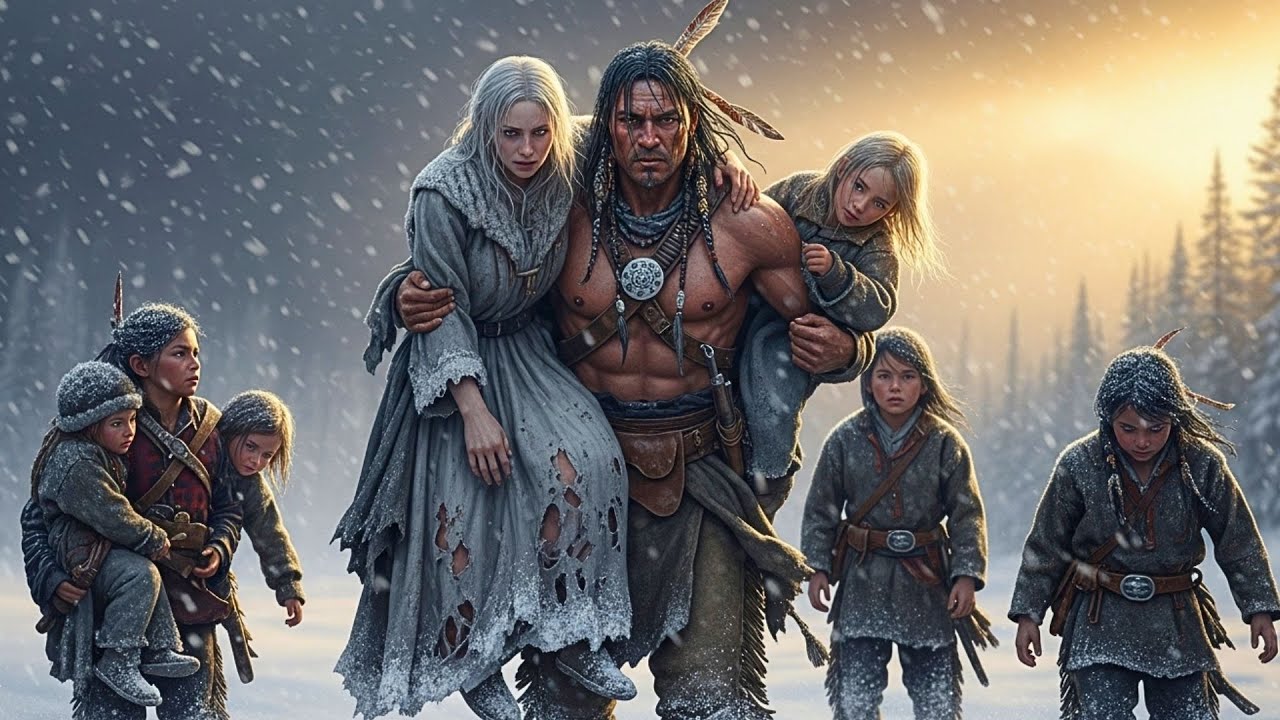 APACHE WARRIOR SAVED WIDOW WITH 6 CHILDREN FROM FREEZING— tribe made ...
