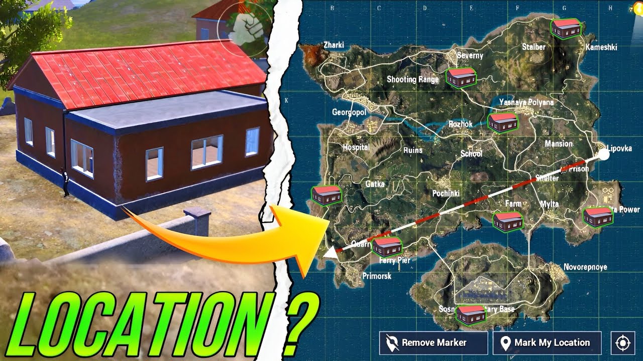 All BGMI Secret Room Locations | BGMI Secret Room Location ? - YouTube