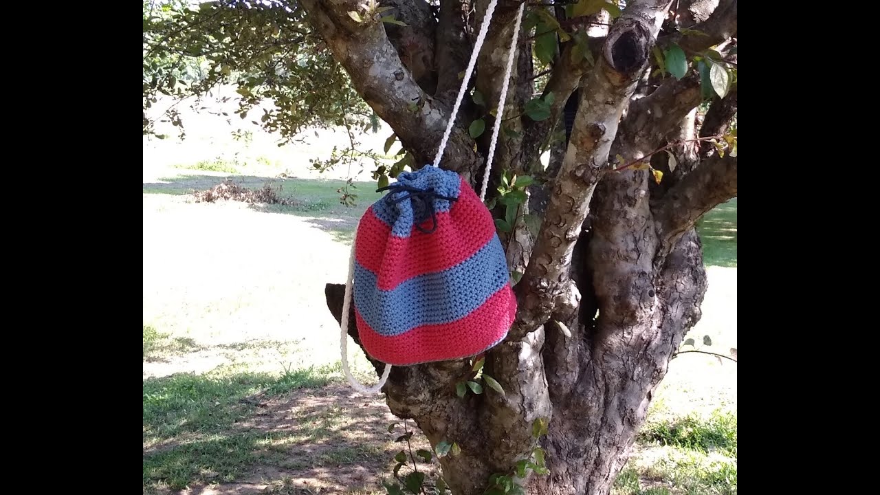 The Graceful Tangle | Pattern Release! | Summer Stripes Backpack - YouTube