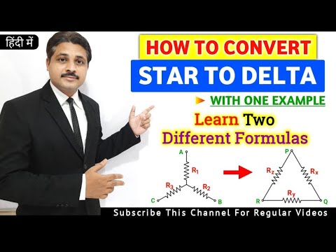 STAR DELTA TRANSFORMATION | STAR TO DELTA AND DELTA TO STAR CONVERSION LECTURE 1