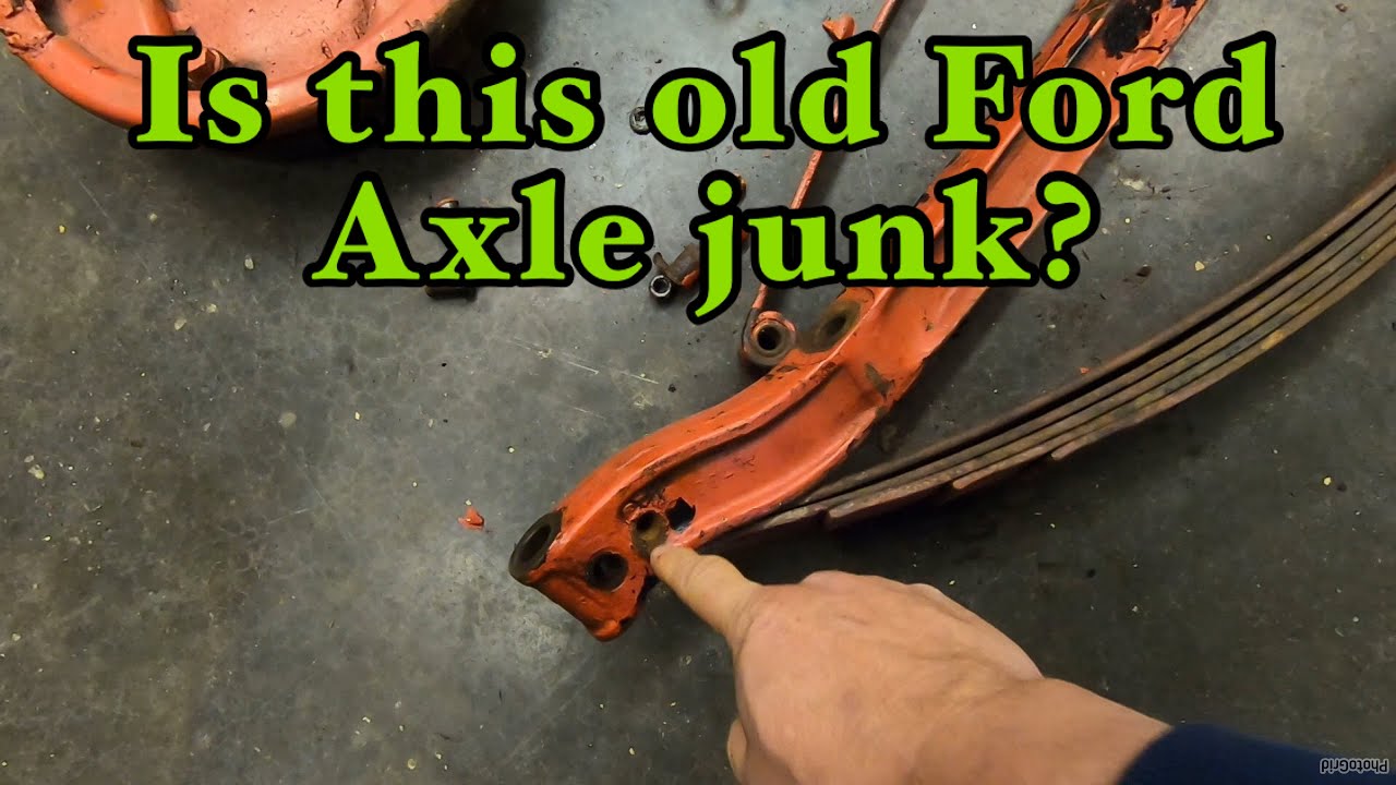 Dissecting a 1932 Ford Frame and Front Axle - YouTube