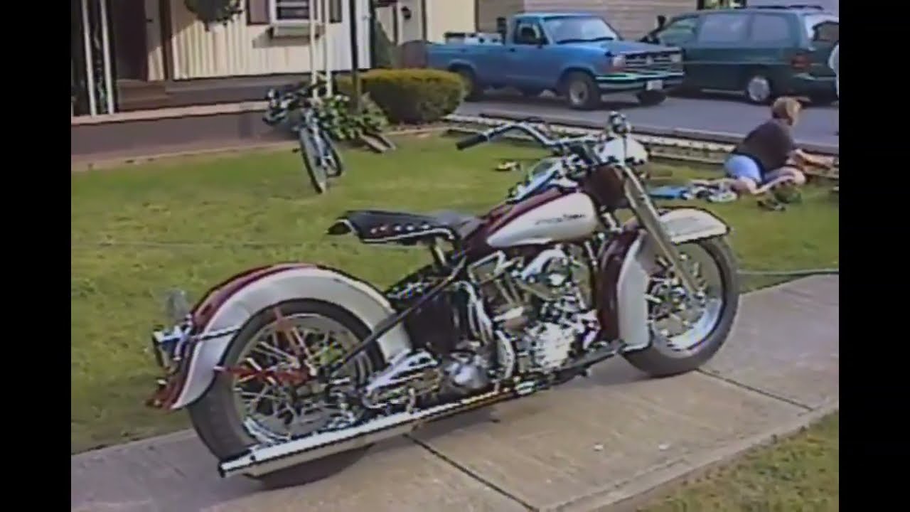 1954 Tank Shift Harley-Davidson Panhead - YouTube
