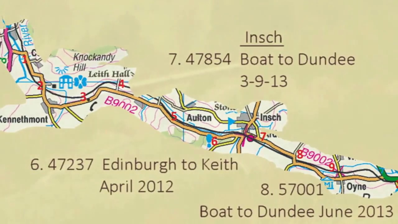 Railway spotfinder : Inverness to Aberdeen : Gartly, Kennethmont, Insch ...
