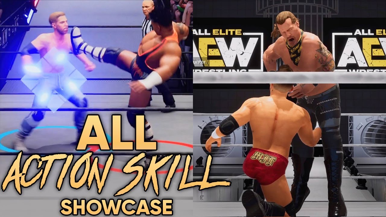 AEW: Fight Forever | All Action Skill Showcase Gameplay - YouTube