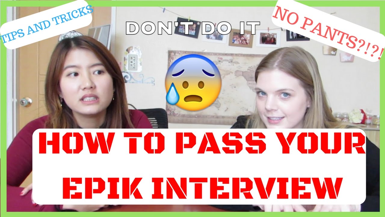 EPIK SERIES: THE INTERVIEW - Tips and Tricks (Teach in Korea) - YouTube