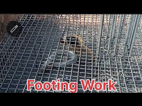 Footing, RCC, Raft, Steel Fixing,Binding, Work - YouTube