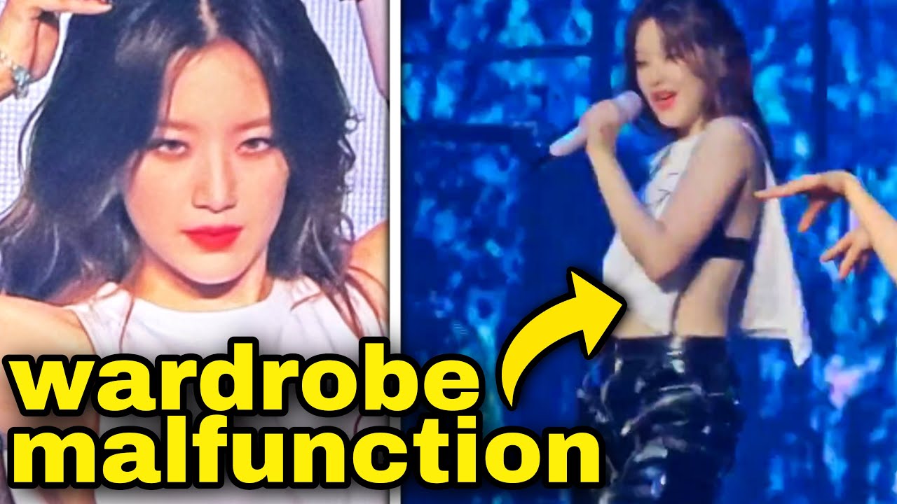 Shuhua experiences wardrobe malfunction at (G)I-DLE’s concert #kpop ...