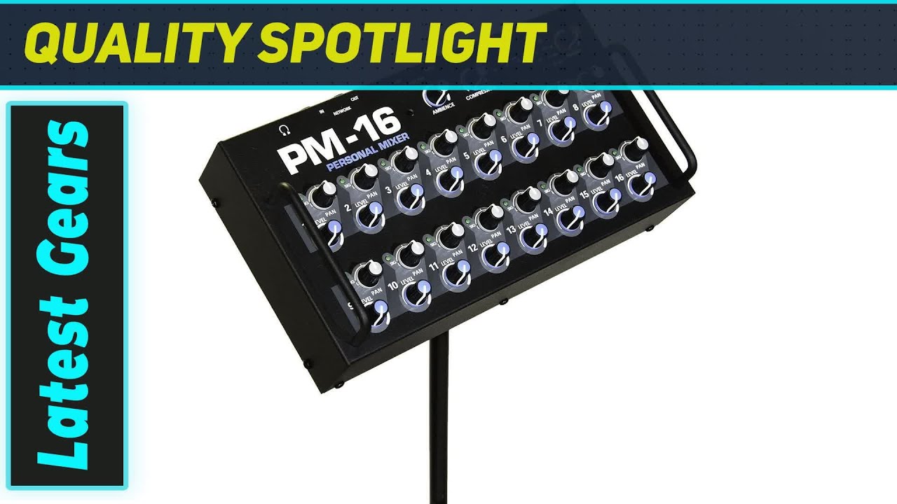 Elite Core PM-16-CORE: The Ultimate Personal Monitor Mixer for Any ...