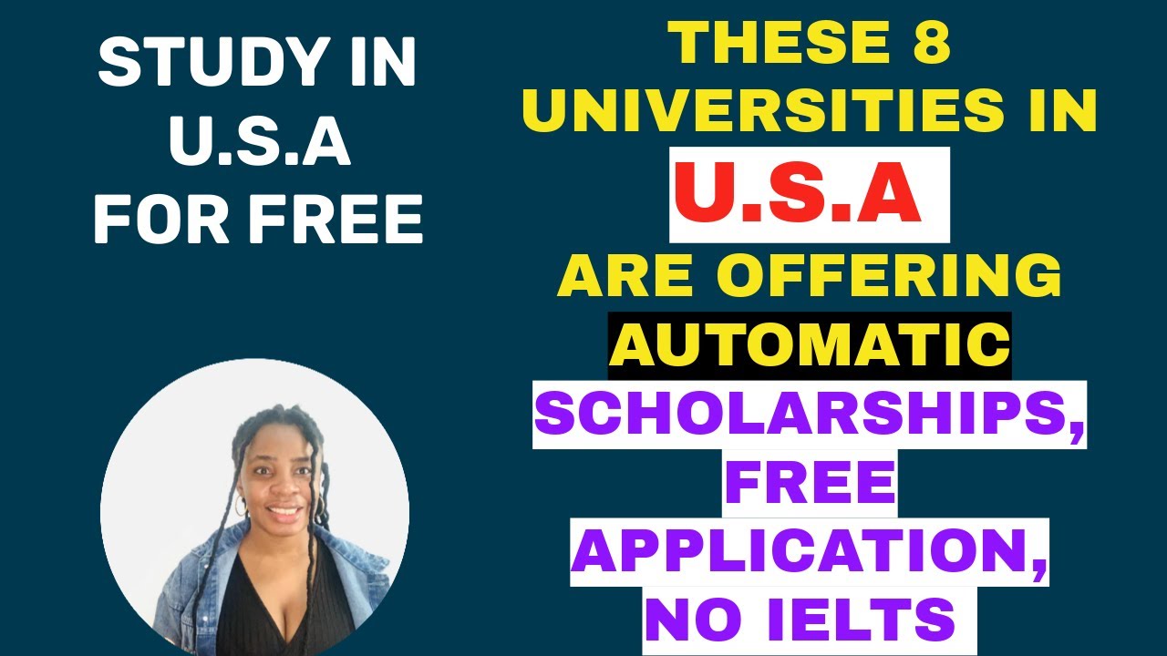 Apply to these Universities to Study For Free in U.S.A || BSC Masters ...