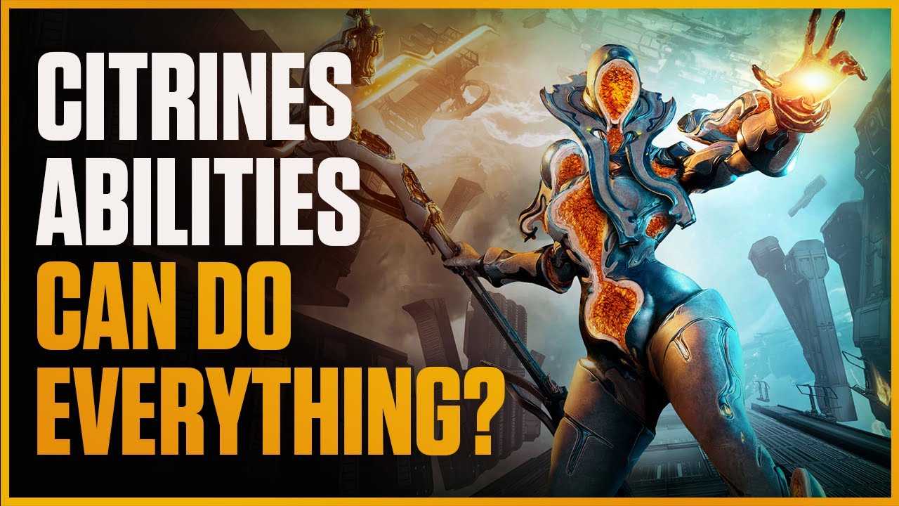 Warframe: Citrine Can Do Everything! Heal, Crowd Control, DPS and protect? Sounds Amazing - YouTube