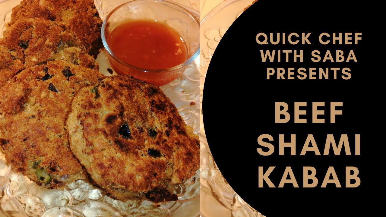 How to Make Beef Shami Kabab recipe, Shami Kabab is a Round Patty, made ...