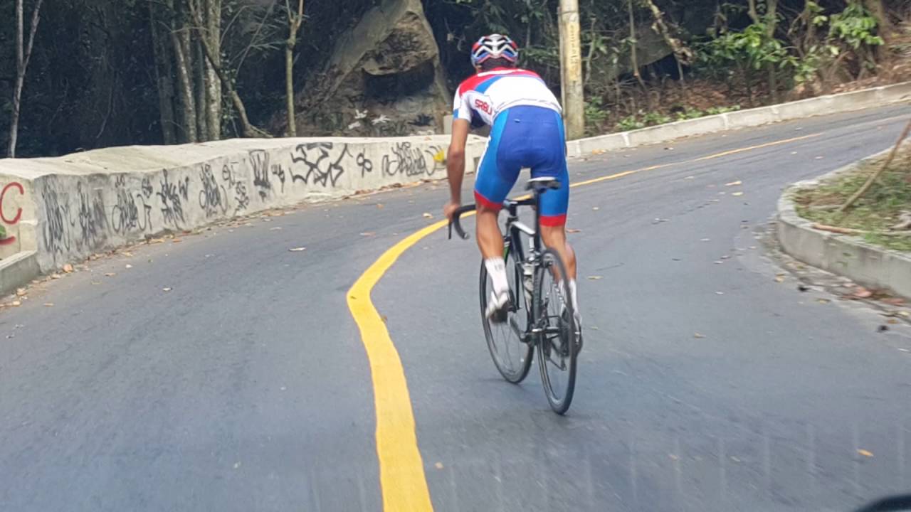 Road race cycling OI Rio 2016 Ivan Stevic trening na stazi brdo i spust ...