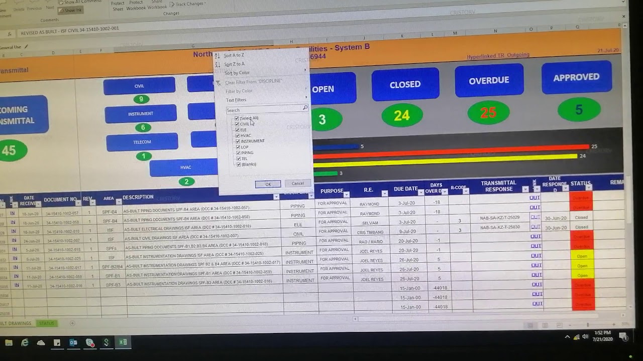 As Built Drawing Register - Dashboard - YouTube