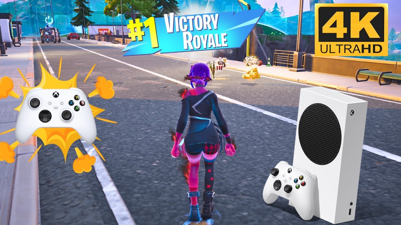 Xbox Series S Fortnite Zero BUILD Controller Gameplay (4K 120FPS ...