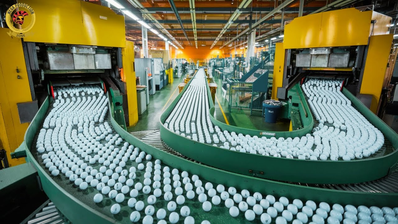 "How Golf Balls are Made: Behind the Scenes of a Golf Ball Factory ...