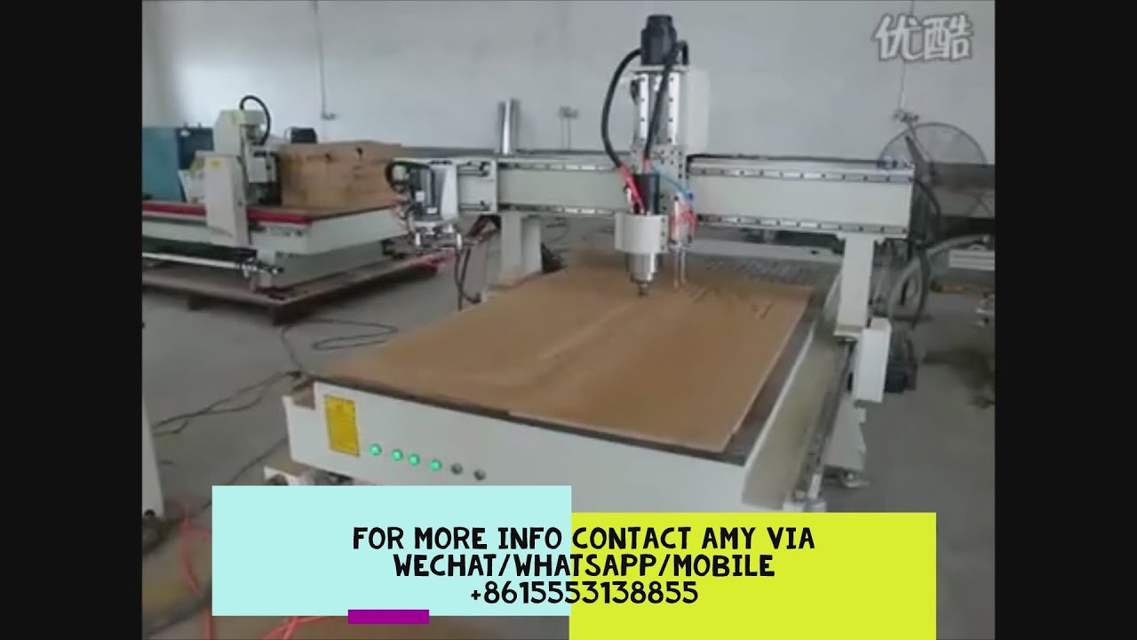 ATC cnc router woodworking machine for engraving wood with panel ...
