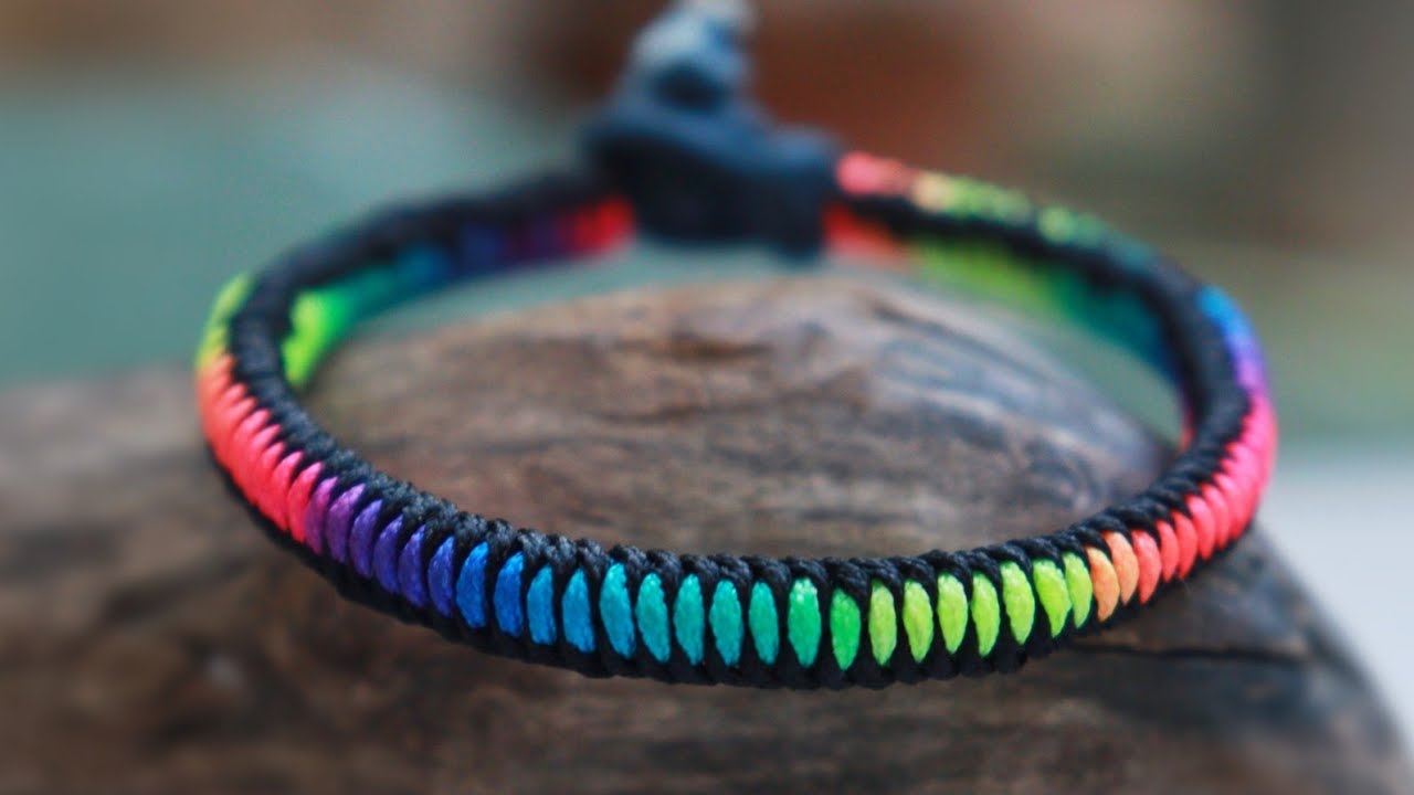 DIY COLORFUL THREAD BRACELET IDEA | HOW TO MAKE BRACELET | Creation&you ...