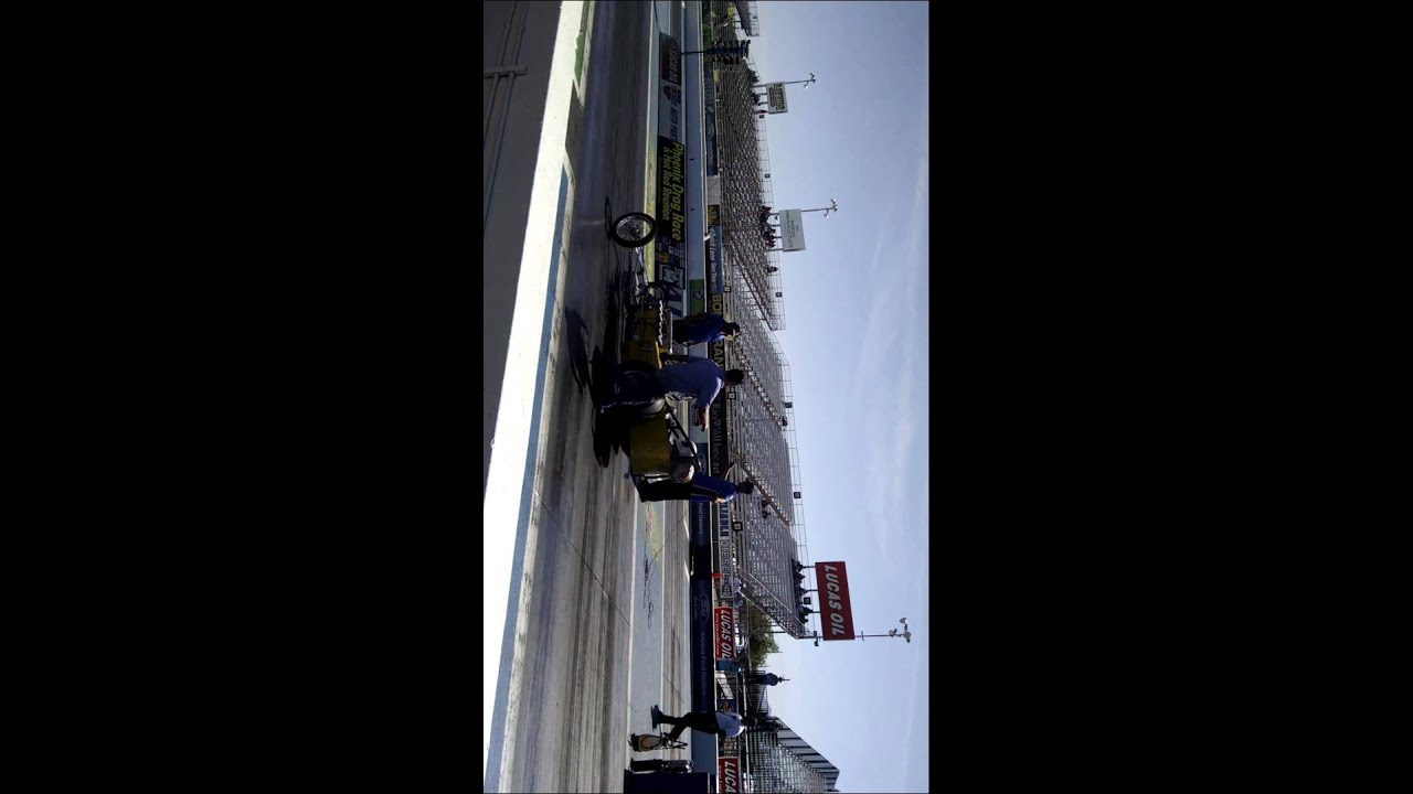 GMC 302 dragster with Wayne F Horning 12 port head - YouTube