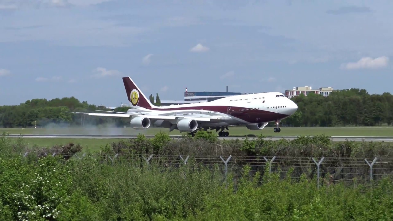 Now Turkish Government - Ex-Qatar VIP B747-8i - YouTube