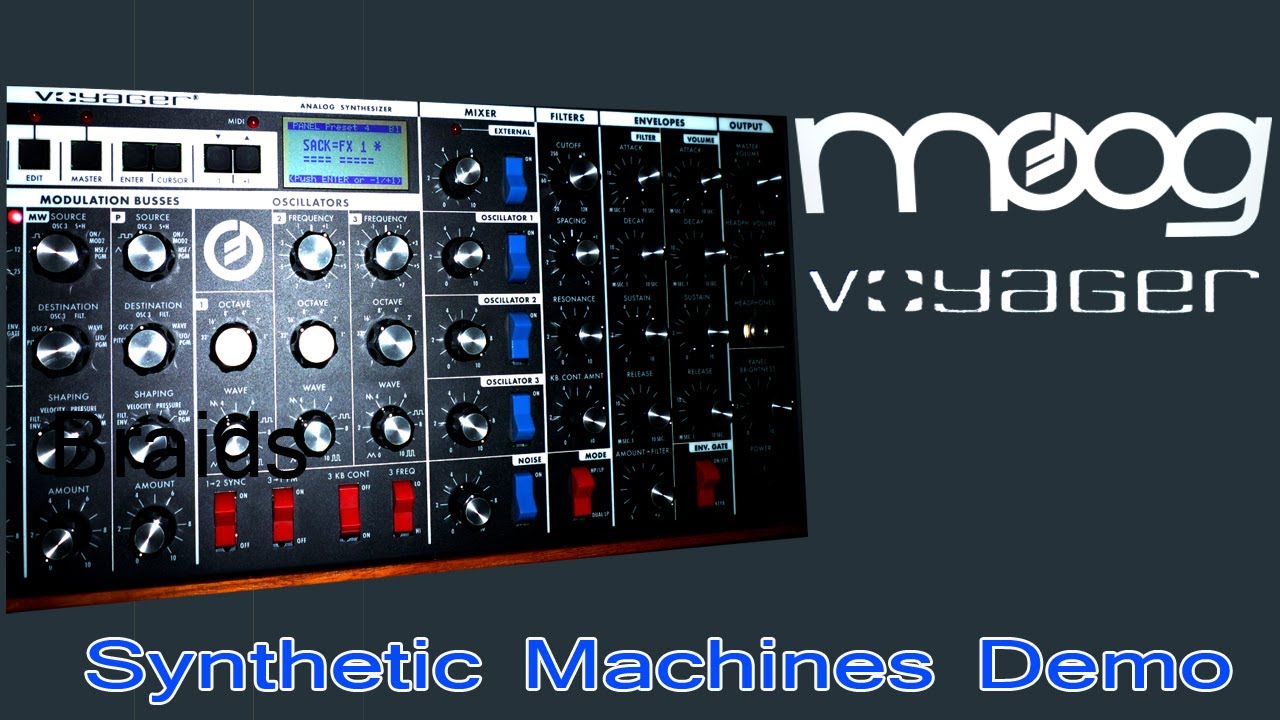 Moog Voyager RME - YouTube