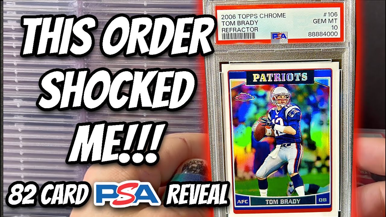THIS ORDER SHOCKED ME!!!! 82 Card PSA REVEAL (80's - ULTRA MODERN ...