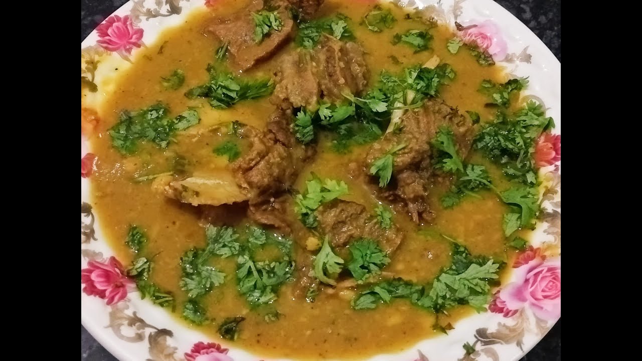 Daal Gosht Recipe | Mutton Chane Ki Daal Gosht | Easy Daal Gosht | Daal ...