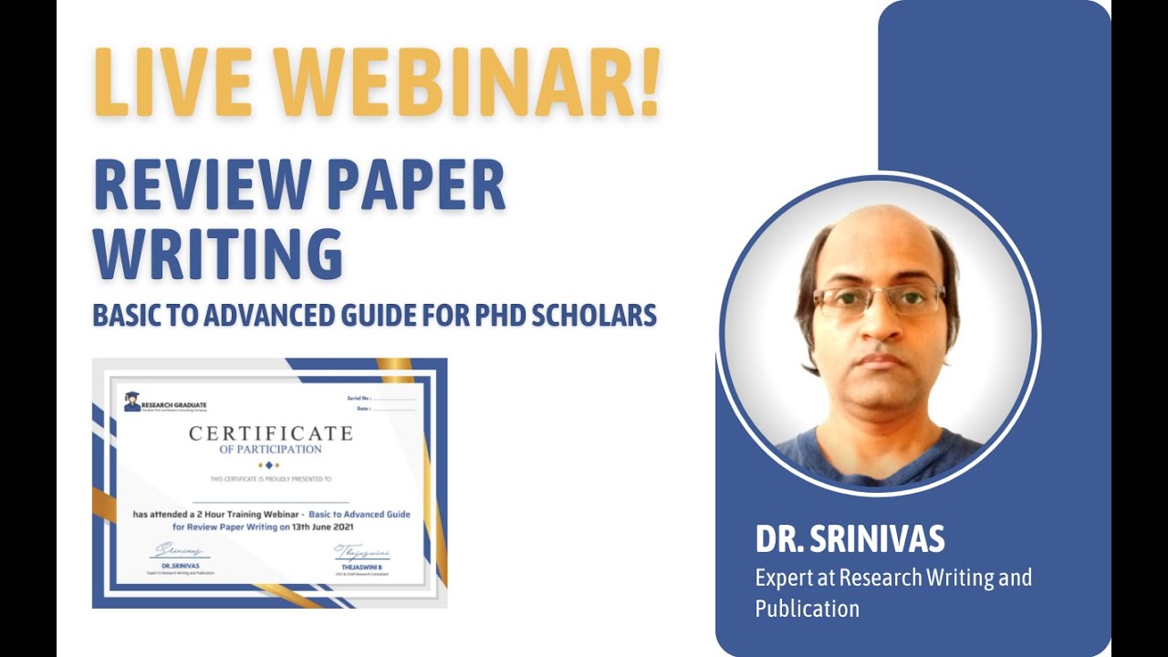 Basic to Advanced Guide on Review Paper Writing for PhD Scholars - YouTube