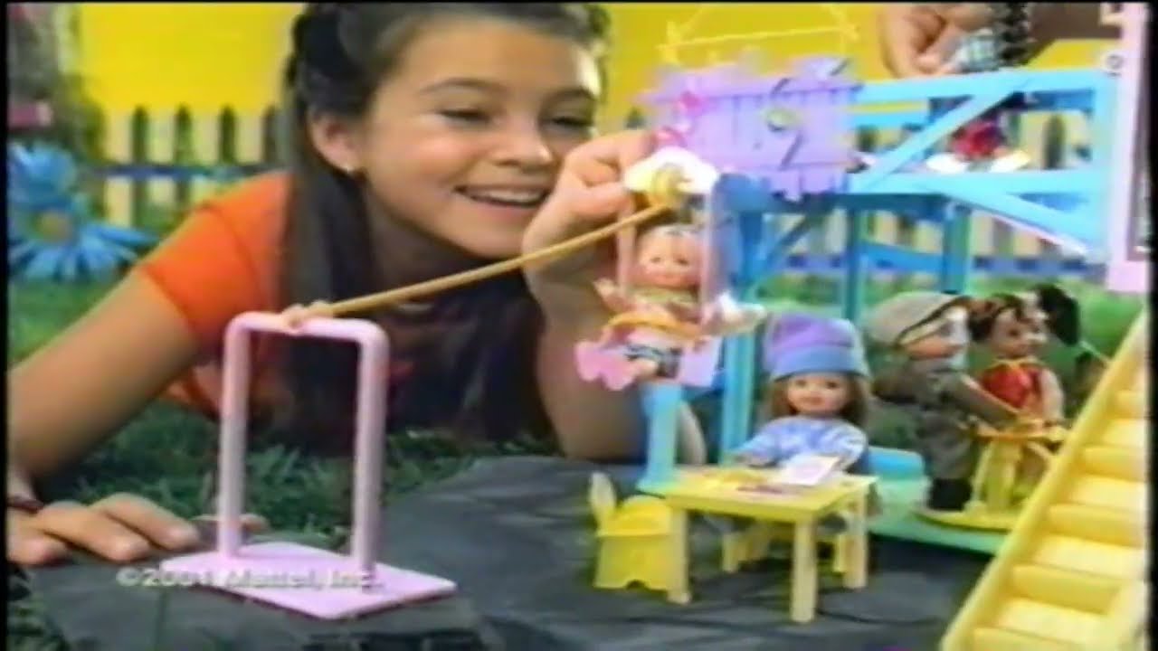 Kelly's Lots of Secrets Clubhouse Barbie Doll Toy Playset TV Commercial ...