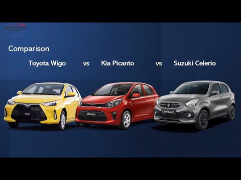 Comparison Toyota Wigo vs Kia Picanto vs Suzuki Celerio - YouTube