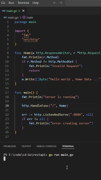 Golang Server Golang Programming Tutorial Golangtutorial