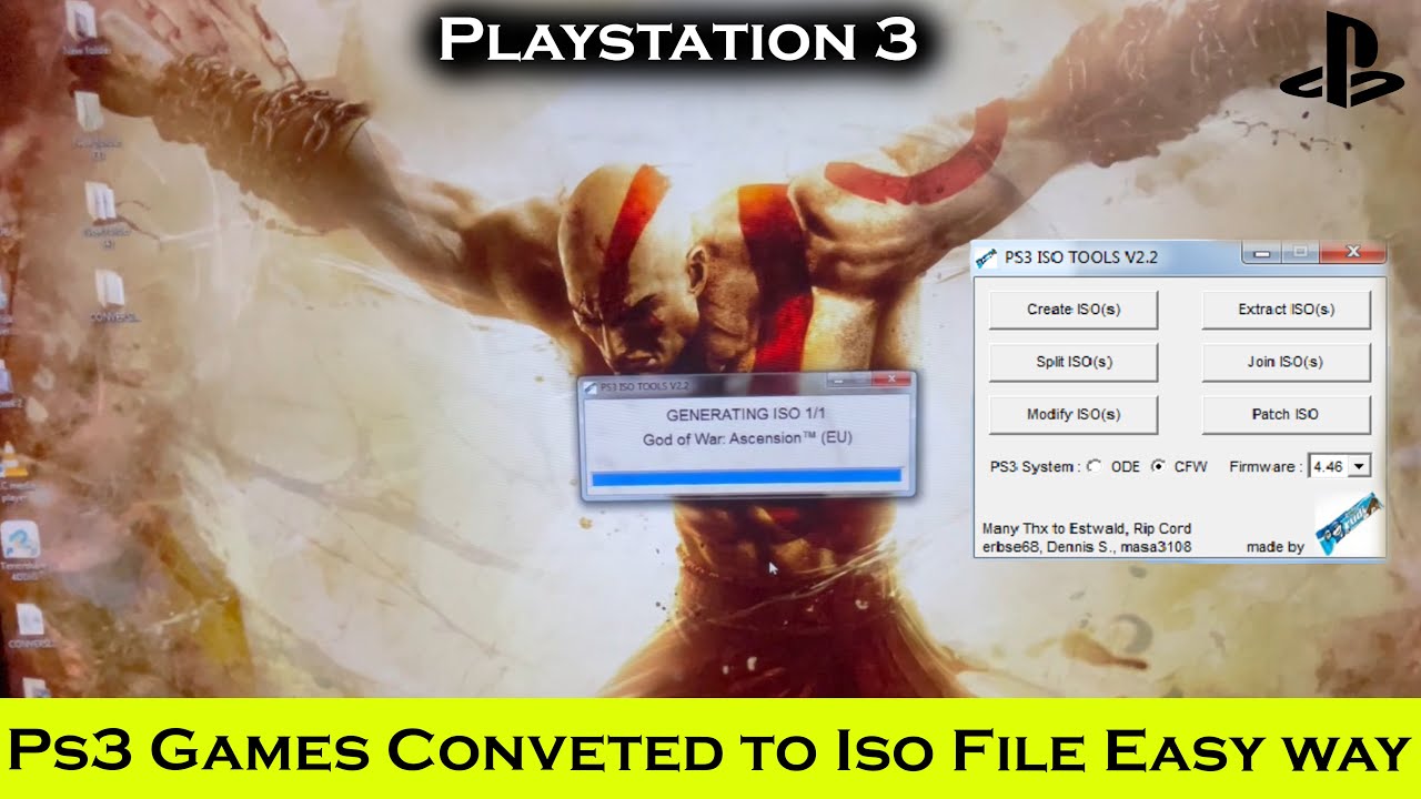 Ps3 games files to iso convert - YouTube